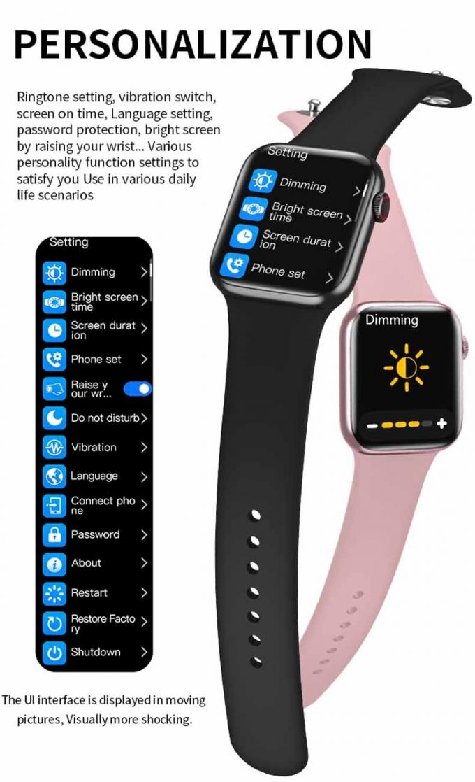 HW56 plus OLED Wearable Android Compatible Smartwatch Device